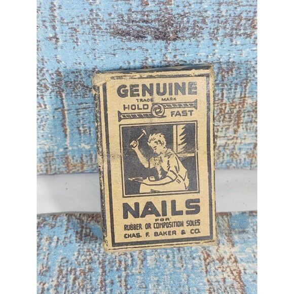 Toys | Vintage Box Genuine Chas Baker Hold Fast Nails Orig Box Nice ...